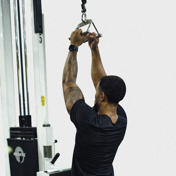 Cable Lat Pull Down V-Grip (Narrow Hammer) - Exercise Guide | Motra