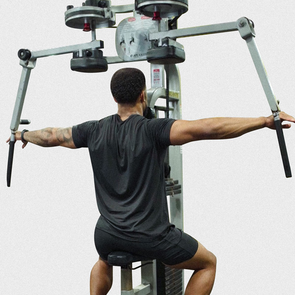 Machine Rear Delt (Reverse) Fly - Exercise Guide | Motra